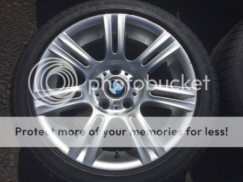 Set of 17" Style 194 M Sport alloys with Continental Tyres *** SOLD