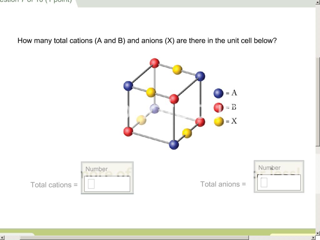 Solved How many total cations (A and B) and anions (X) are | Chegg.com