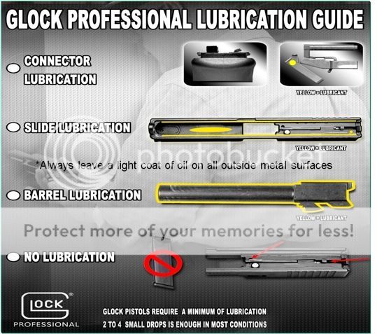 Oiling my Glocks