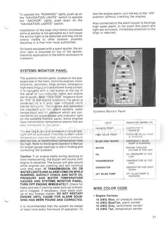 Oil Pressure Alarm | Club Sea Ray