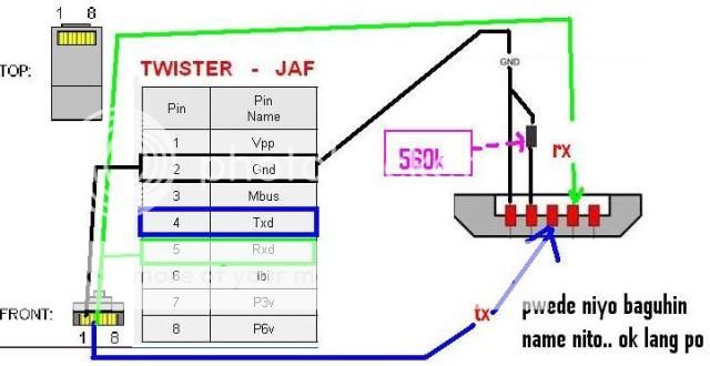 micro uart cable modification for UFS - GSM-Forum