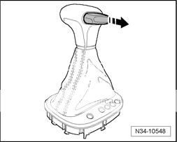 Removing Automatic transmission shifter boot and surrounding bezel ...