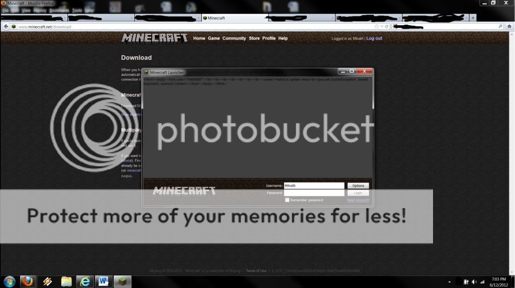 Minecraft.exe unable to log in - Legacy Support - Archive - Minecraft ...
